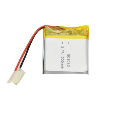 China 3.7V 500mAh UN38.3 Certified Lithium Polymer Battery Lipo Battery Pack for Digital Products for sale