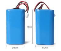 China 500 Cycles 14.8V 2500mAh 18650 Lithium Battery Pack 4S1P Rechargeable Battery for Solar Light and Power Tools for sale