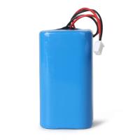 China 14.8V 2600mAh 18650 Battery Pack with 500 Cycle Life Rechargeable Lithium Ion Battery for sale