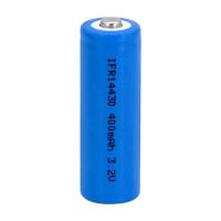 China LFP Solar Light Battery 3.2V 400mAh LiFePO4 IFR14430 with 2000 Cycle Life and CB IEC Approval for sale