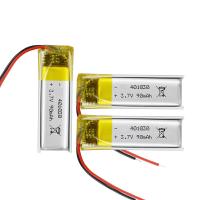China KC 401030 Lithium Polymer Battery 3.7V 80mAh for Bluetooth Headset and Digital Devices for sale