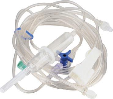 China Medical Injection Moulding Plastics For Disposable Infusion Set With Extension for sale