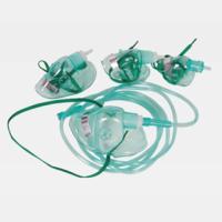 China Green PVC Medical Simple Oxygen Facial Mask With 2m Tube For Adult, Pediatric, Infant  WL1001 for sale