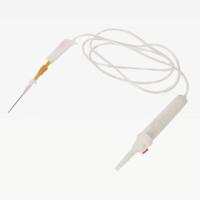 China 150cm Anti - Kink Transparent PVC Disposable Burette Infusion Set With Needle WL7010 for sale