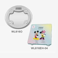 China Custom 180kg / 396lb Steel Sheets Glass Digital Bathroom Scale WL816O, WL816E-04 for sale