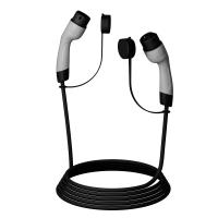 China 15m 20m 3 Phase Ev Charging Cable Wall Bracket Type2 Inlet MAX 11kW for sale