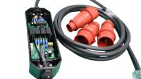 China portable electric vehicle charger car ev station Mode2 IEC62196 400V 3-phase 32A 22kw for sale