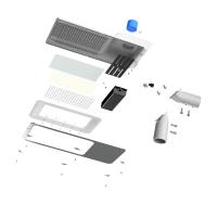 China 75W Integrated Smart LED Street Light with 10500 Lumen Output, IP66 IK08 Rating and DALI ZIGBEE Control for sale