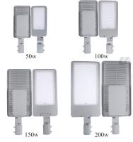 China Smart LED Street Lights 50W-200W AC100-277V IP65 Rated with 120-145LM/W Efficiency for sale