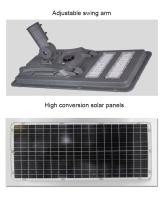 China 80 Watt Solar Street Light Auto ON OFF Timing Dimming PIR Sensor Optional for sale