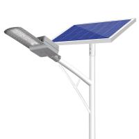 China 100W Waterproof Split Solar Street Light with 50000mAH LiFePo4 Battery and 4200lm Output for sale