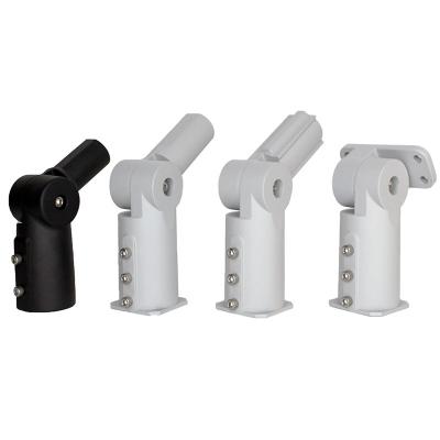 China Rotatable Metal LED Street Light Adapter Bracket with 60-80mm Pole Aperture and 90° Angle Adjustment for sale