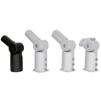 China Rotatable Metal LED Street Light Adapter Bracket with 60-80mm Pole Aperture and 90° Angle Adjustment for sale