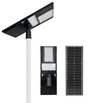 China 25W-60W All-in-One Solar Street Light with Self-Cleaning Feature, LiFePo4 Battery & Monocrystalline Panel for sale