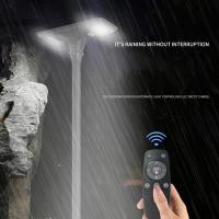 China 200W 3.2V Solar LED Bollard Light with Remote Control - 30W Panel, 200m² Coverage, IP65 Waterproof for sale