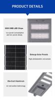 China All-in-One Solar LED Street Light 100W-400W IP65 Motion Sensor LiFePo4 Battery for sale