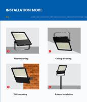 China Ultra Thin LED Stadium Flood Light 300W 39000 Lumens Exterior Sport Field Lighting for sale