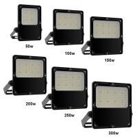 China Ultra Thin LED Stadium Flood Light 300W 39000 Lumens Exterior Sport Field Lighting for sale