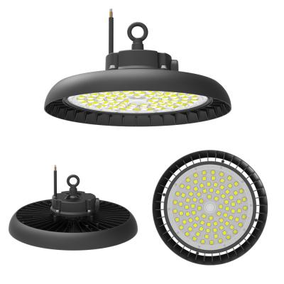 China UNIKE UFO LED High Bay Light 200W 208lm/W High Efficiency Warehouse Lighting for sale