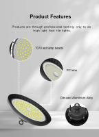China Industrial LED UFO High Bay Light 200W Die-Cast Aluminium Durable Workshop Lighting for sale