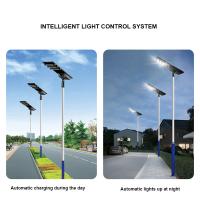 China 100W Waterproof Solar Street Light with Remote Control - 11000lm Output & 12.8V/48AH LiFePo4 Battery for sale