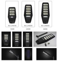 China Intelligent Power Management 100W 200W 300W All In One Solar Street Light for Outdoor Areas for sale