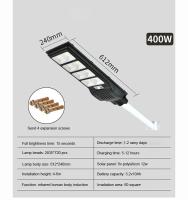 China Waterproof Motion Sensor Solar Street Light 400W-600W with 6V Solar Panel and LiFePo4 Battery for sale