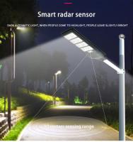 China Waterproof Motion Sensor Solar Street Light 400W-600W with 6V Solar Panel and LiFePo4 Battery for sale