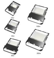 China Slim LED Garden Floodlight 50W Outdoor IP65 Square Flat Reflector AC85-277V for sale