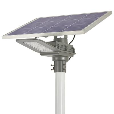 China 40W Integrated Solar Street Light with Polycrystalline Panel 4400lm Output 12.8V LiFePo4 Battery for sale
