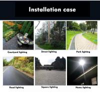 China 40W Integrated Solar Street Light with Polycrystalline Panel 4400lm Output 12.8V LiFePo4 Battery for sale