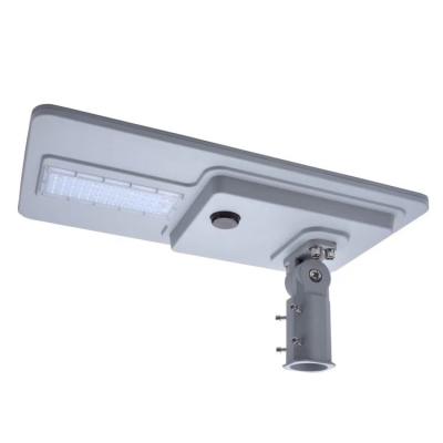 China 20W Smart IP65 Aluminum Separate LED Solar Street Light with 12.8V 14Ah Battery and 180-190lm/W Efficiency for sale