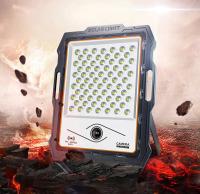 China LED Solar Power Floodlight with App Control 100W 200W 300W 400W Models - 3.2V Battery & SMD2835 LEDs for sale