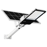 China 50W Engineering Smart Solar Street Light with Remote Control - 8000mAh Battery & 20㎡ Coverage for sale