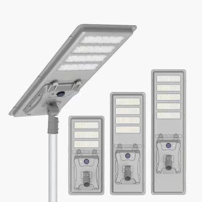 China All in One Integrated Solar LED Street Light 30W 40W 50W Auto Dimming PIR Sensor for sale
