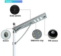 China 3030smd Led Chips Working Mode Off Grid Solar Street Lights with Light Sensor for sale