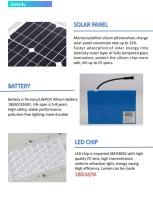 China 3030smd Led Chips Working Mode Off Grid Solar Street Lights with Light Sensor for sale