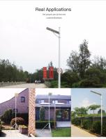 China Solar Panel Solar Powered LED Street Lights for Outdoor Lighting for sale