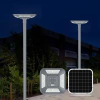 China UNIKE Solar LED Garden Bollard Light 15W-30W with 2400-4800LM Output and 578×578×156mm Dimensions for sale
