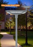 China UNIKE 100W-400W Solar Garden Lamp LiFePo4 Battery 2400-4800LM IP65 for Villa Community for sale