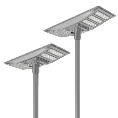 China UNIKE Double Head Solar Garden Light 100W 400W Motion Sensor IP65 Outdoor Pathway Lighting for sale