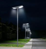 China Outdoor Solar Garden Lights IP65 Waterproof 70W-90W with 5400-9000LM LED Illumination and LiFePo4 Battery for sale