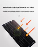 China UNIKE 6300LM Solar Garden Light with 18V/70W Panel and 80×150° Beam Angle for sale