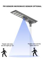China UNIKE UNK-FT3-500W All-in-One Solar LED Street Light with LiFePO4 Battery, IP65 Waterproof, 4-12m Installation Height for sale