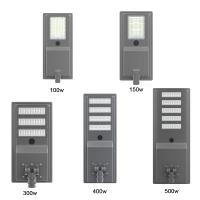 China UNIKE UNK-FT3-500W All-in-One Solar LED Street Light with LiFePO4 Battery, IP65 Waterproof, 4-12m Installation Height for sale
