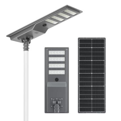 China UNIKE 100W-500W All-in-One Smart Solar LED Street Light with 10-12 Hour Runtime and IP65 Waterproof Rating for sale