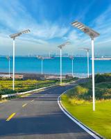China UNIKE All-in-One Solar Street Light 100W-500W IP65 Waterproof 160LM/W LiFePO4 for sale