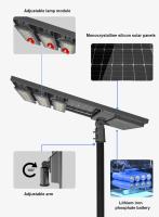 China IP65 High Efficiency 7070 SMD All In One Solar Street Light with Adjustable LED Module for sale