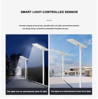 China Engineering Ip65 Waterproof Integrated Induction LED Solar Powered Street Light for sale
