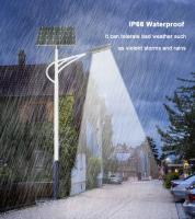 China UNIKE 80W Solar LED Street Light 12000 Lumen LiFePo4 Battery IP66 Waterproof for sale